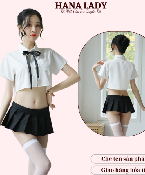 Đồ Ngủ Cosplay Học Sinh Hóa Trang Nữ Sinh Sexy Hana Lady