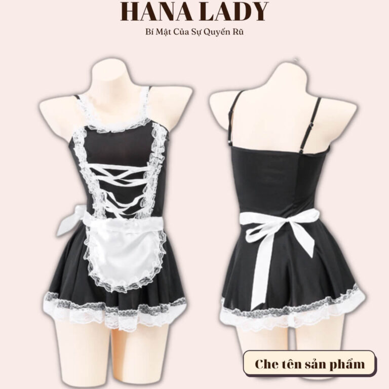 Cosplay Hầu Gái, Đồ Ngủ Hóa Trang Người Hầu Sexy Quyến Rũ Gợi Cảm Khiêu Gợi CP03 - Hana Lady